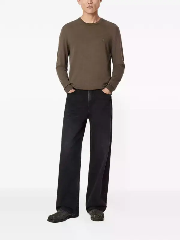 ALLSAINTS Mode Merino Wool Ramskull Jumper