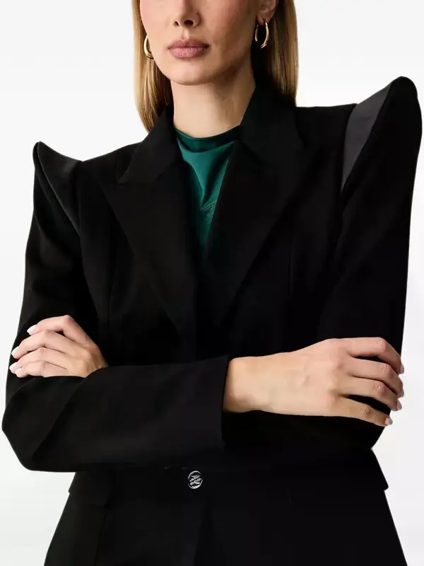 Karl Lagerfeld Structured-shoulder Blazer