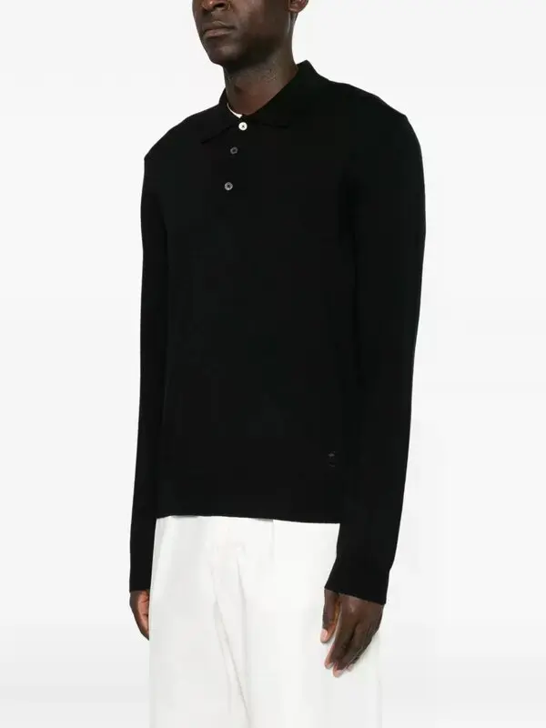 Corneliani Long-sleeve Polo Shirt