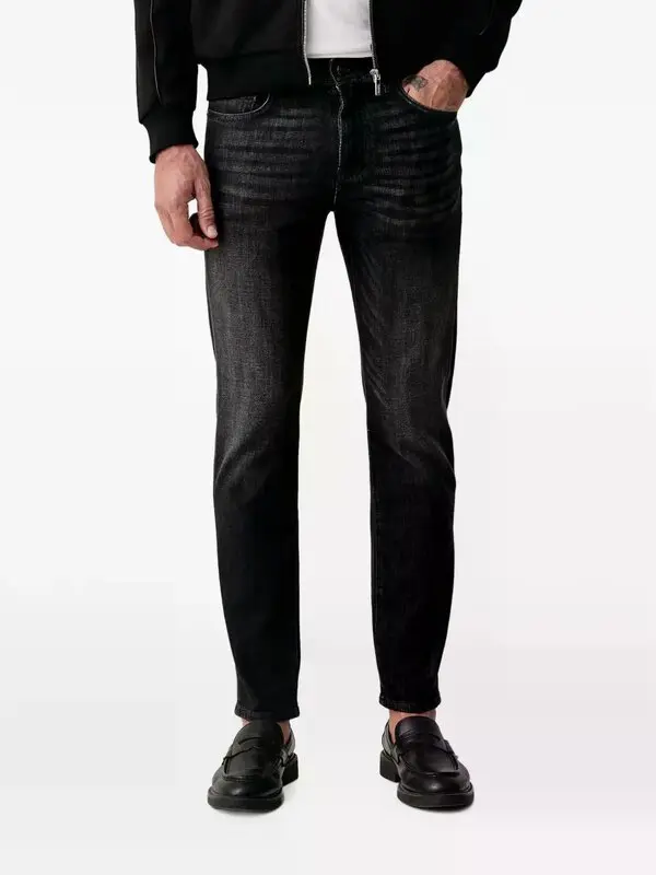 Karl Lagerfeld Faded Whiskered Jeans