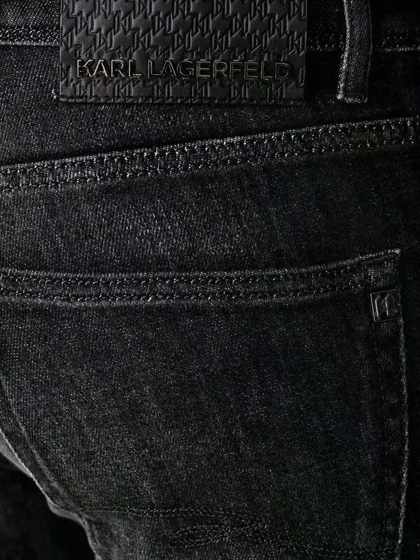 Karl Lagerfeld Faded Whiskered Jeans
