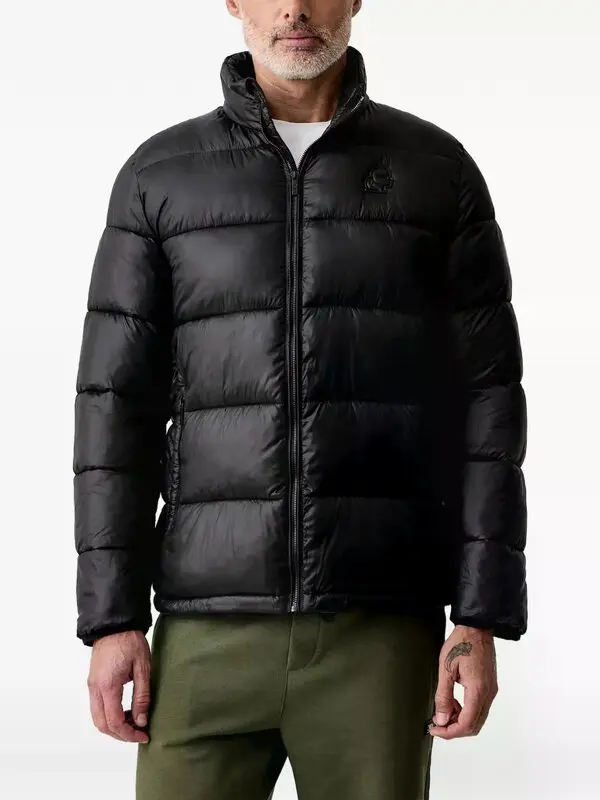 Karl Lagerfeld Quilted Logo-patch Jacket