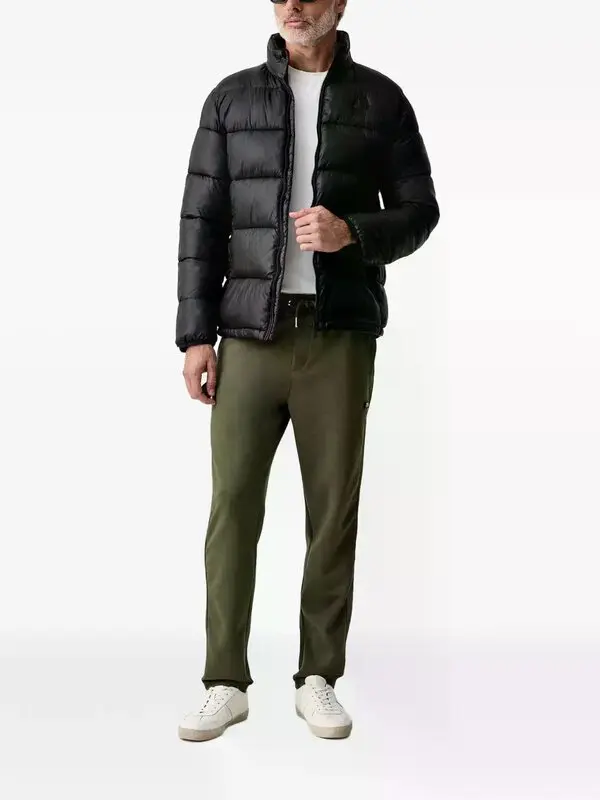 Karl Lagerfeld Quilted Logo-patch Jacket