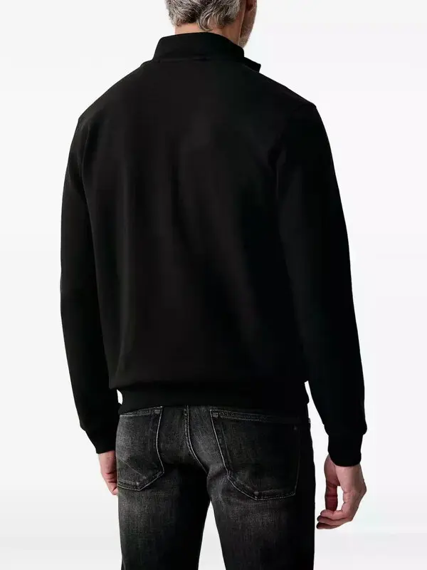 Karl Lagerfeld Logo-plaque Zip-up Sweater