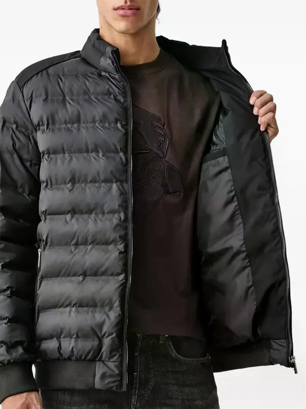 Karl Lagerfeld Quilted High-neck Jacket