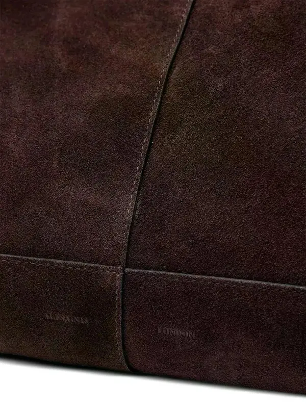 ALLSAINTS Rosalie Suede-finish Tote Bag - Brown