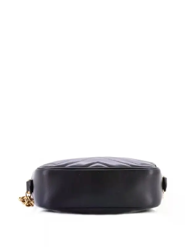 Gucci Gg Marmont Shoulder Bag Matelasse Leather Mini Crossbody Bag