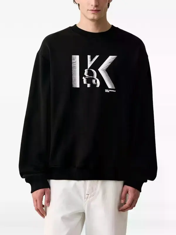 Karl Lagerfeld Logo-print Sweatshirt - Black