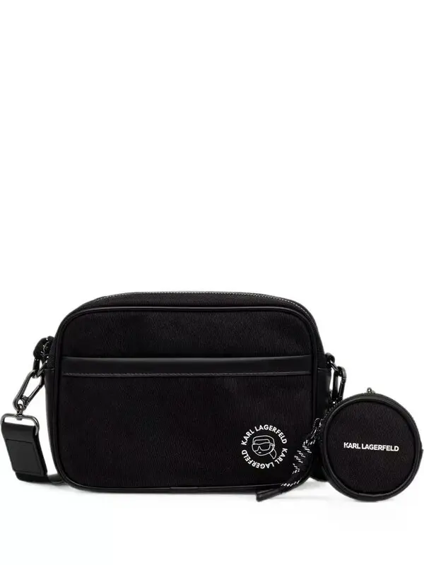 Karl Lagerfeld Ikon Detachable-pouch Belt Bag - Black
