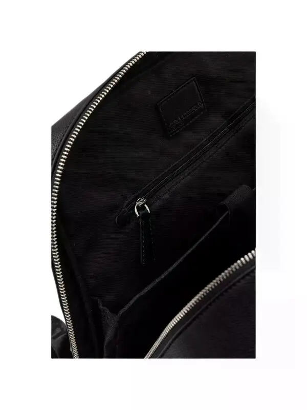 Karl Lagerfeld Logo-embossed Monogram Backpack