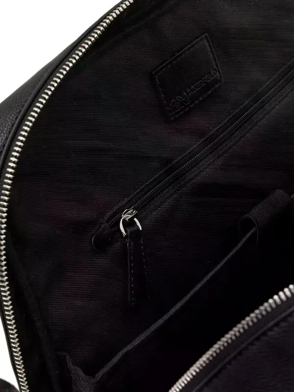 Karl Lagerfeld Logo-embossed Monogram Backpack