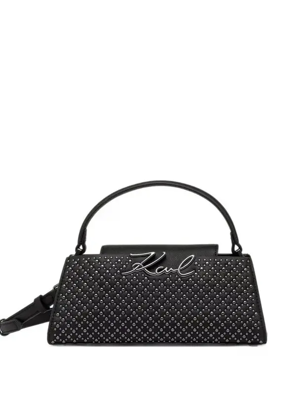 Karl Lagerfeld Karl Signature Studded Tote Bag