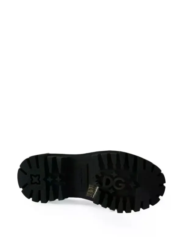 Dolce & Gabbana Jewel-embellished Leather Ankle Boots