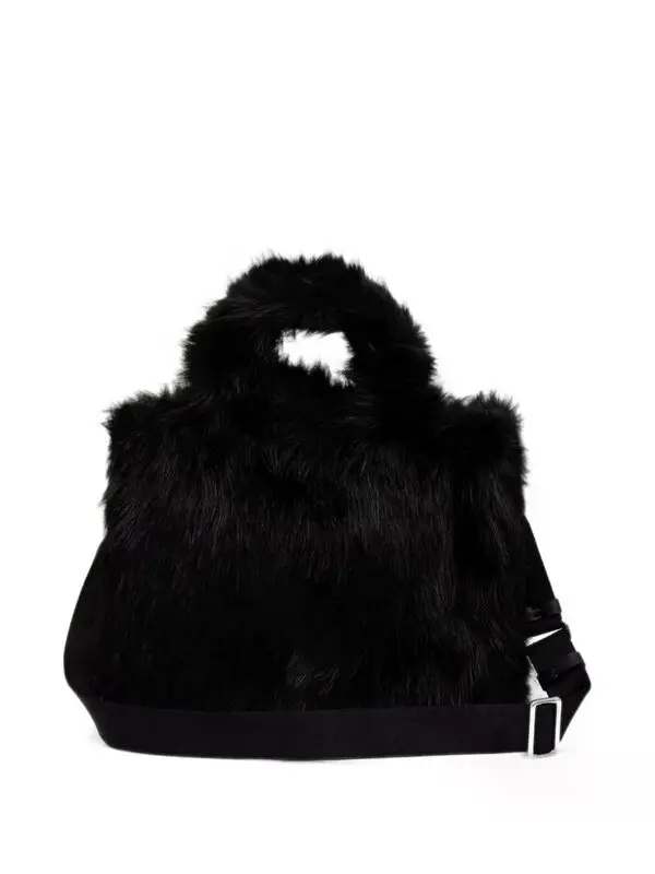 Karl Lagerfeld Faux-fur Logo-plaque Tote Bag