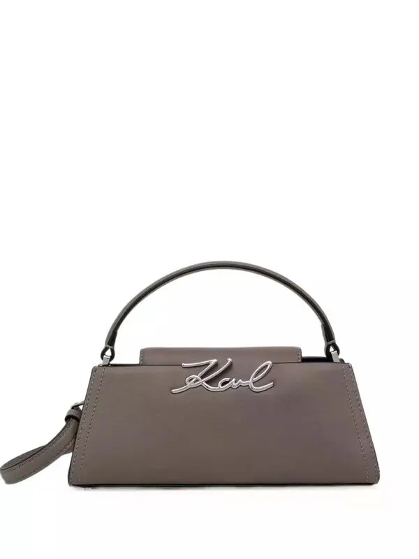 Karl Lagerfeld Karl Signature Crossbody Bag - Grey
