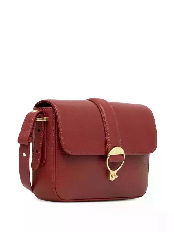 Barbour Logo-plaque Leather Shoulder Bag