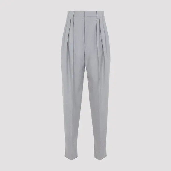 Bottega Veneta Compact Wool Tapered Pants