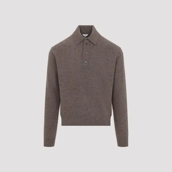 Bottega Veneta Wool Cashmere Knit Polo