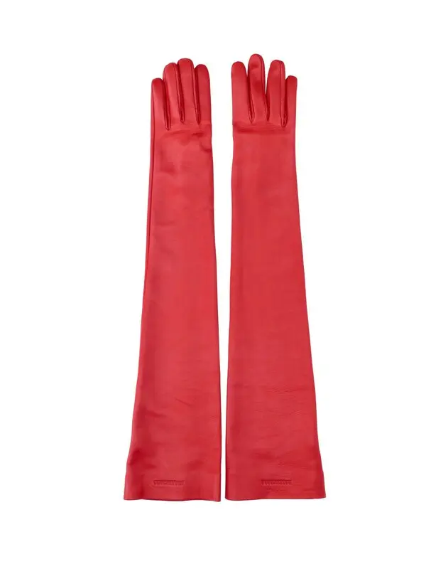 Balenciaga Long Leather Gloves