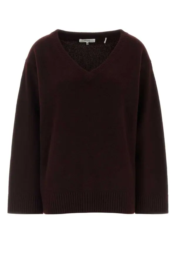 FRAME Chocolate Cashmere Oversize Sweater