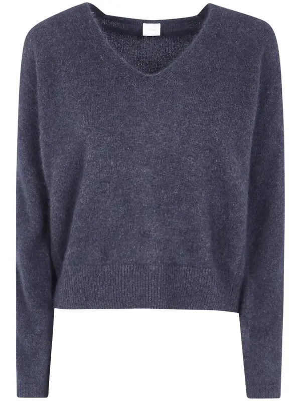 CT PLAGE V-neck Knit Sweater - Grey