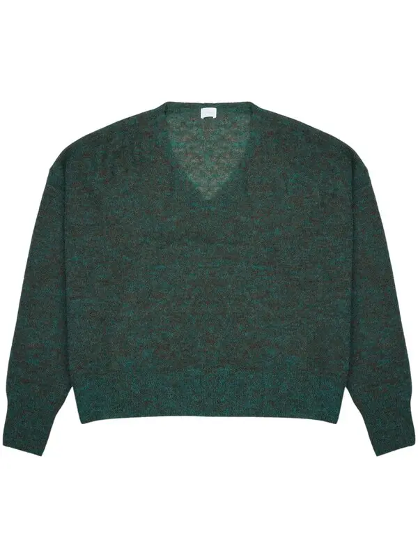 CT PLAGE Oversized Knit Sweater - Green