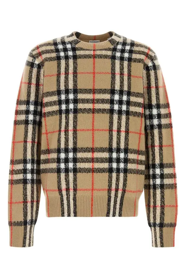 Burberry Embroidered Cashmere Sweater With Detail