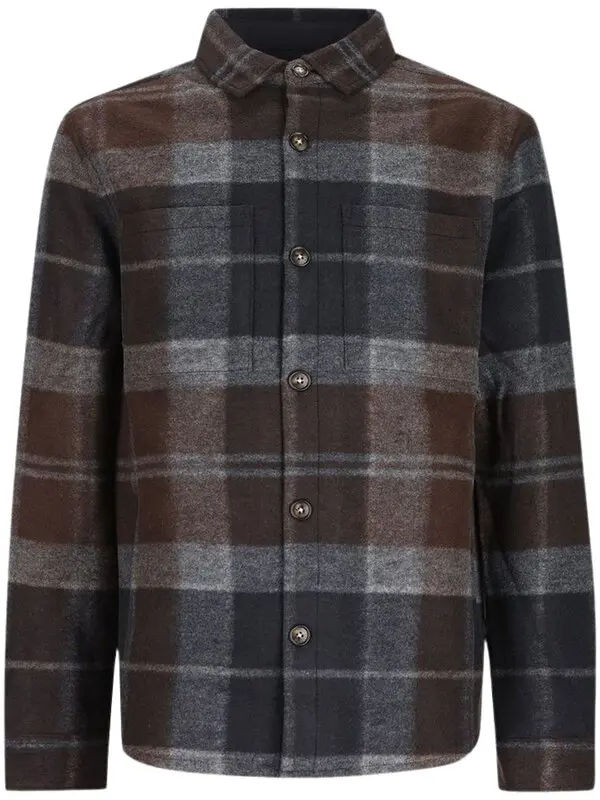Barbour Textured Knit Shirt - Brown