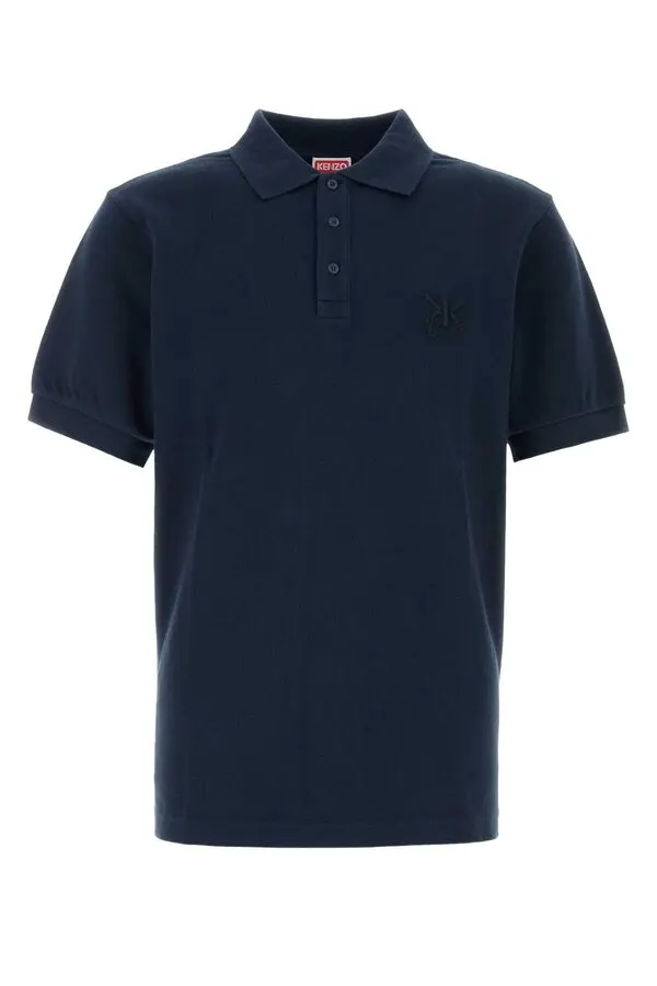 Kenzo Midnight Blue Piqué Polo Shirt