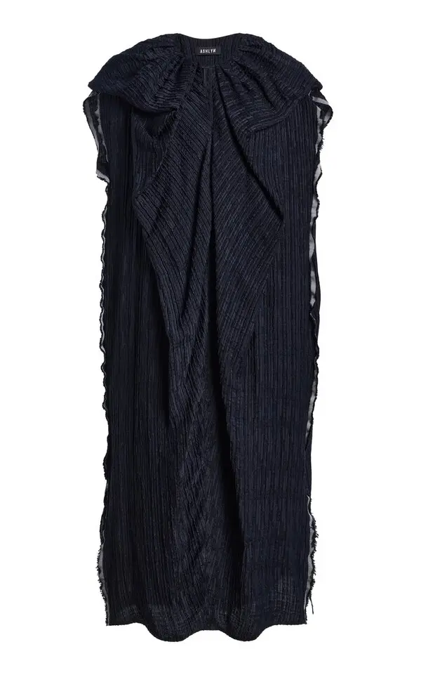 ASHLYN Cascade Knit Mini Dress