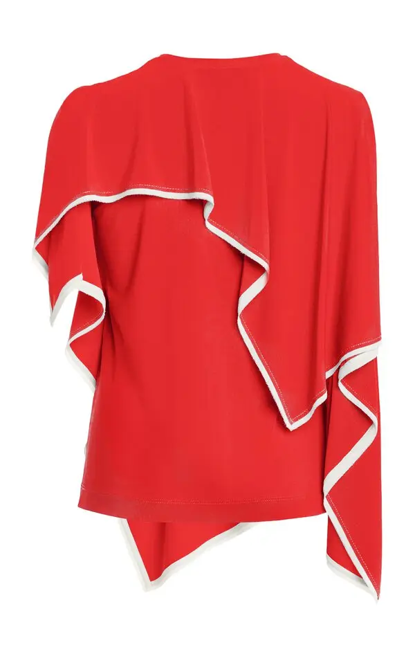 ASHLYN Sleeveless Jersey Topp - Red