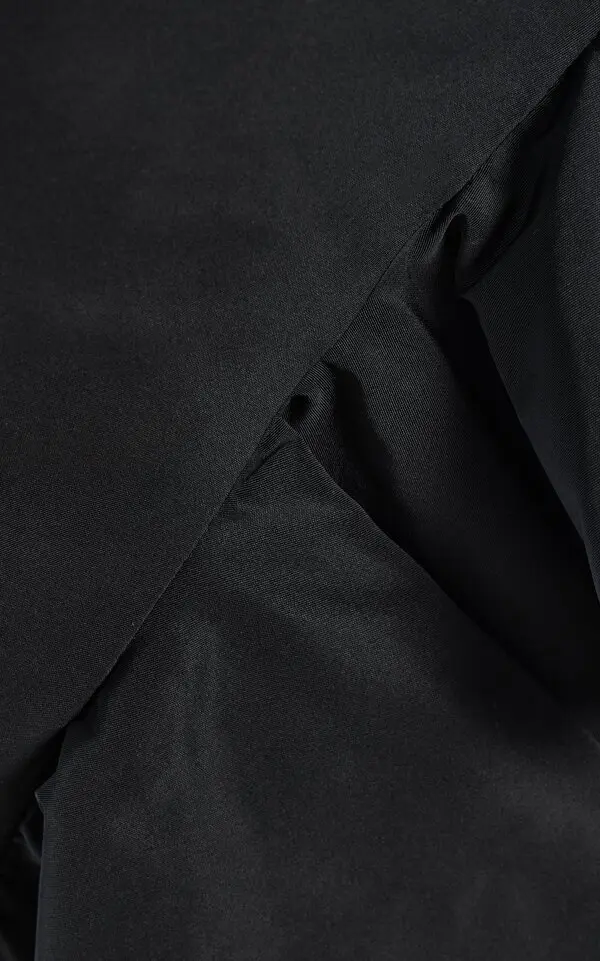 LAQUAN SMITH Contrast Ruffle Mini Skirt