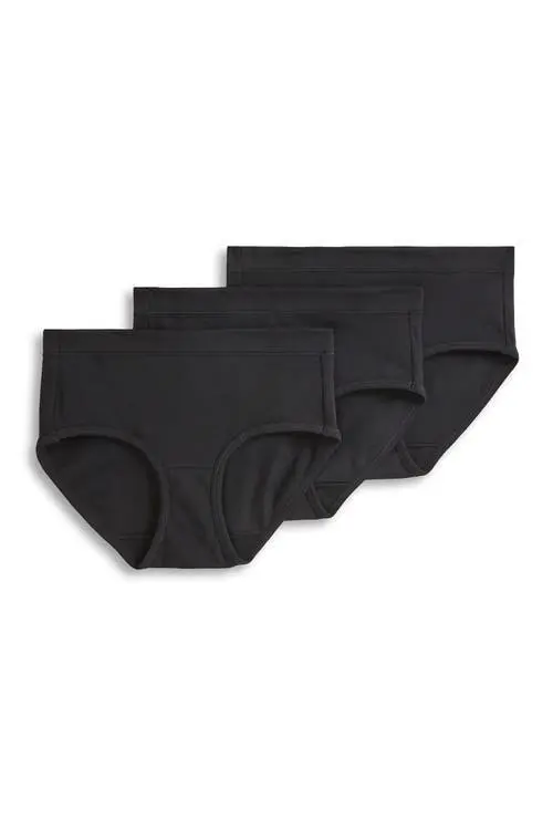 JOCKEY Cotton Stretch Hipster3 Pack - Black