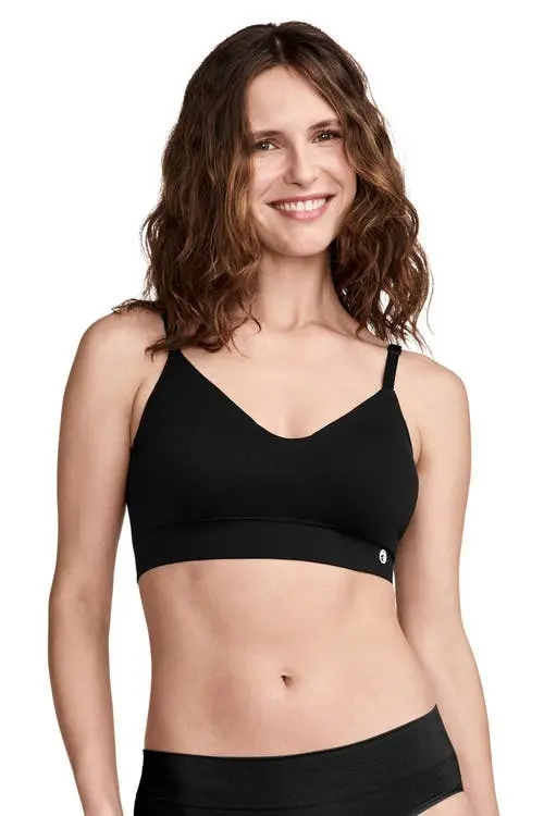 JOCKEY Seamfree Back Smoothing Plunge Bralette - Black