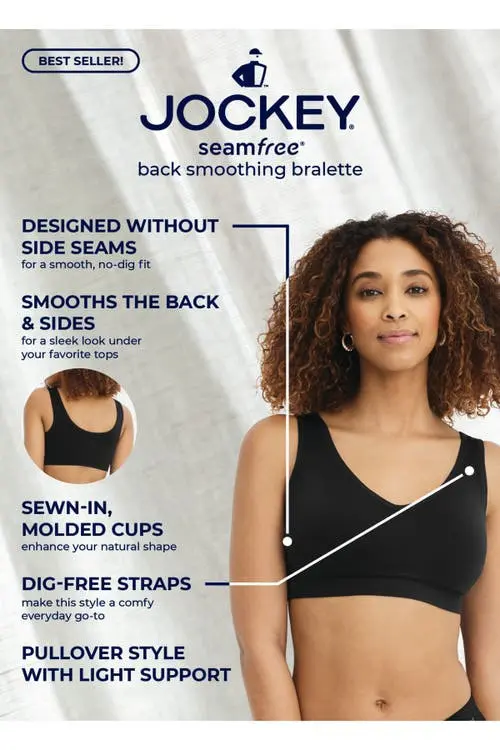 JOCKEY Seamfree Back Smoothing Bralette - Ash Seed
