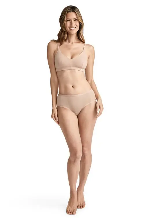 JOCKEY Organic Cotton Stretch Triangle Bralette2 Pack - Light
