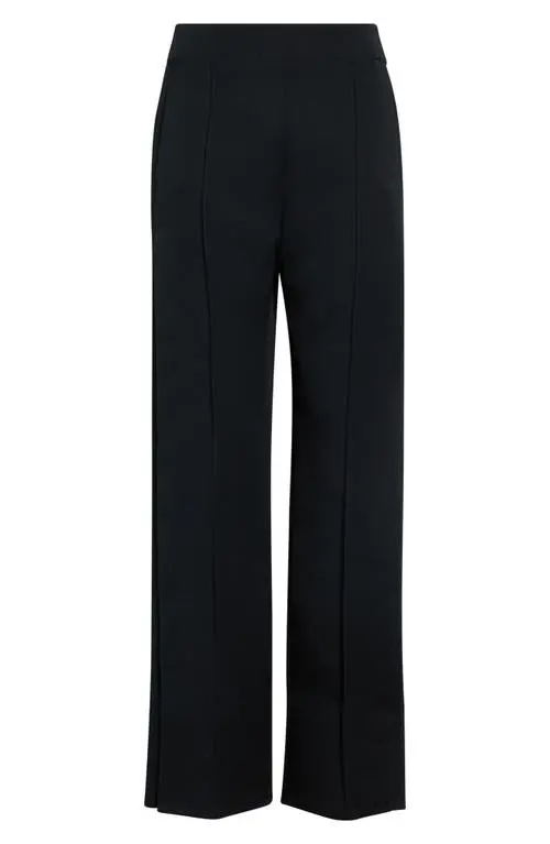 COURREGES Snap Vent Twill Flare Pants - Black