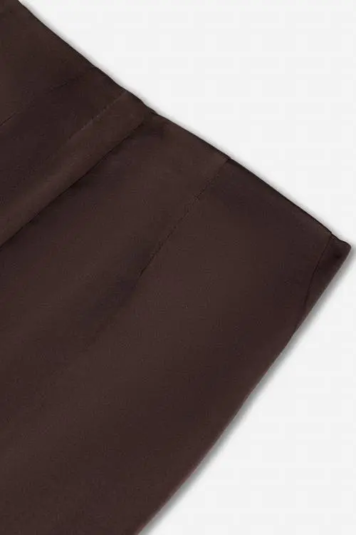 NOCTURNE High Waist Straight Leg Trousers