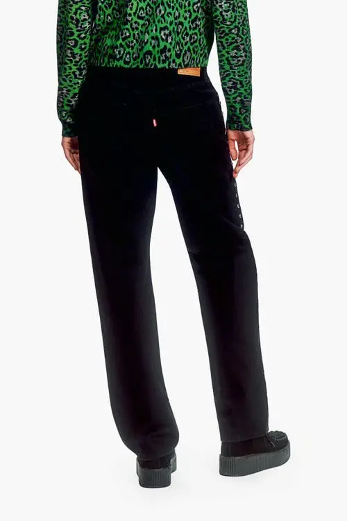 Anna Sui Studded Denim Jeans