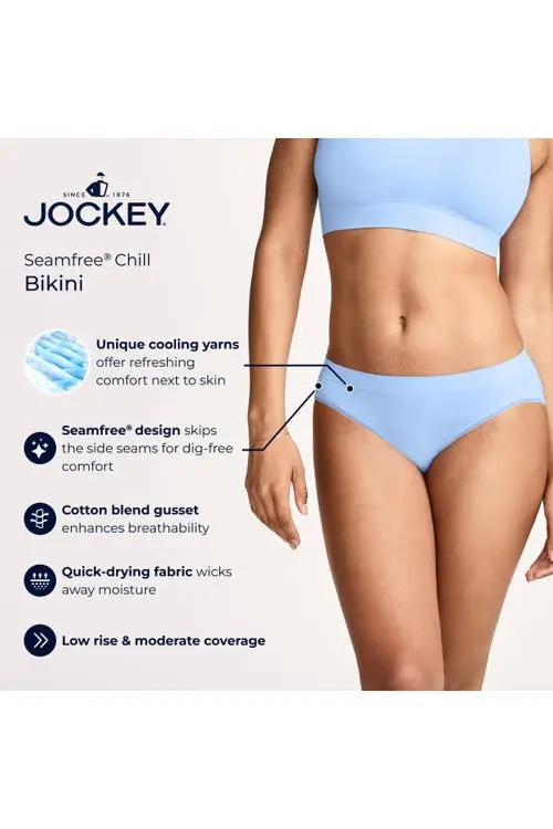 JOCKEY Seamfree Chill Bikini - Frothy Mint