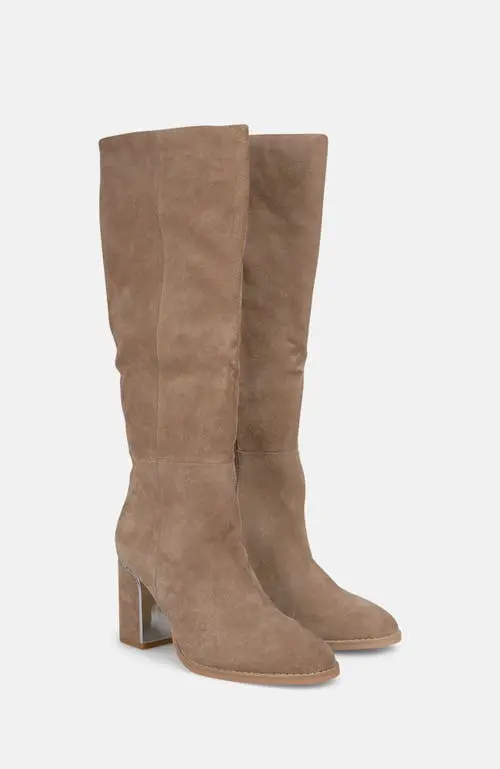 ALMA EN PENA Wide-heeled Boot - Vison