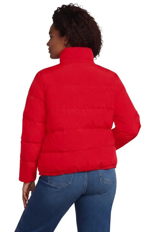 LANDS' END Max 600 Down Puffer Jacket - Compass Red