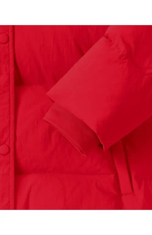 LANDS' END Max 600 Down Puffer Jacket - Compass Red