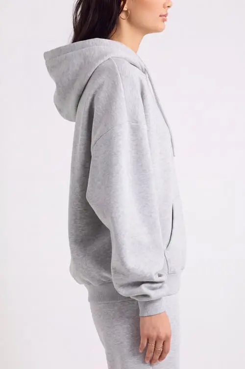 MENINA STEP Classic Pullover Fleece Hoodie - Grey