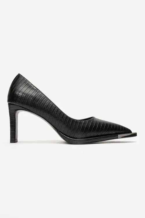 PROLOGUE SHOES Marlotta Stiletto Pump - Black