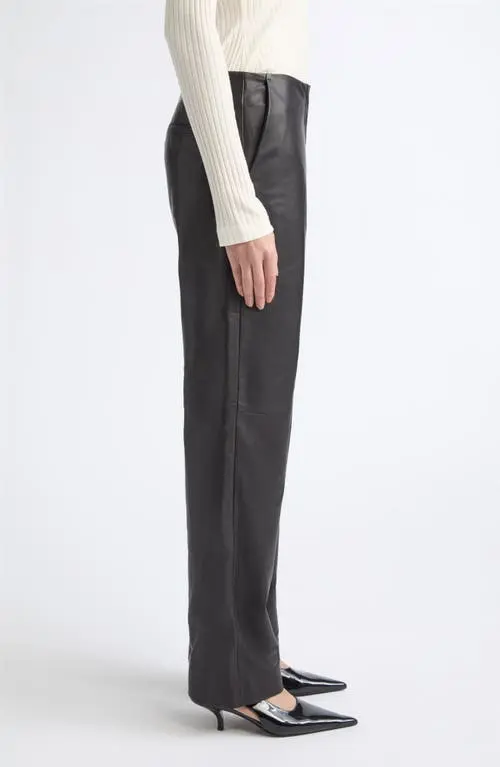 TOTEME Easy Leather Trousers