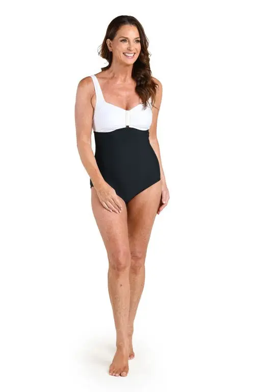 MAXINE OF HOLLYWOOD Solid Sweetheart One-piece Swimsuit