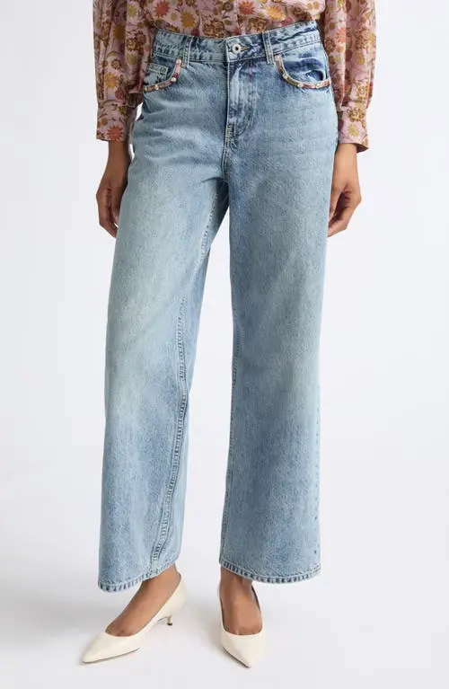 SIEDRES Junie High Waist Straight Leg Jeans