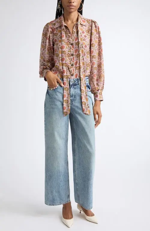 SIEDRES Junie High Waist Straight Leg Jeans