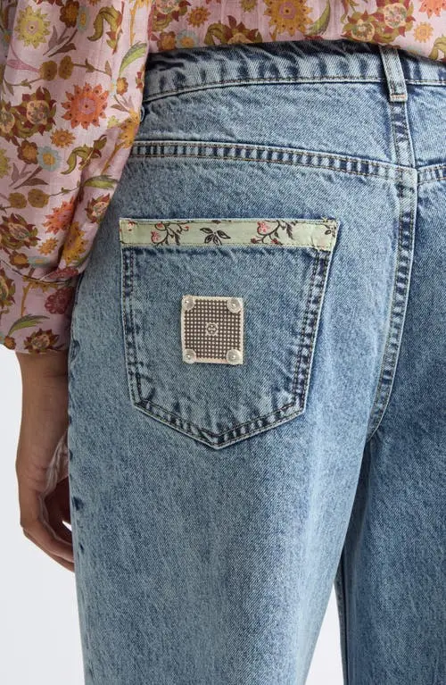 SIEDRES Junie High Waist Straight Leg Jeans